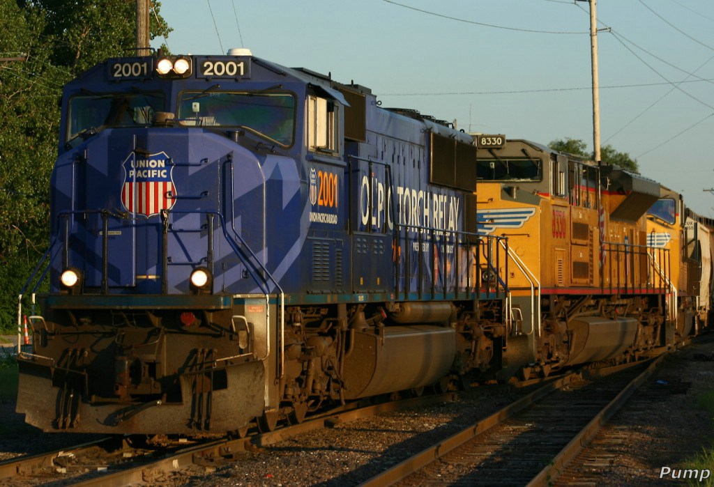 Westbound UP Auto Train